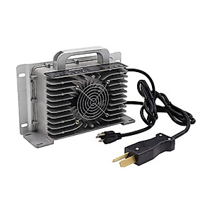 36V 18A Golf Cart Battery Charger for 36 Volt Club Car/Yamaha with Crowsfoot Style Connector Crows Foot Plug Waterproof IP68