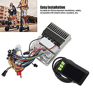 VGEBY Brushless Motor Controller Set, 48V 60V 500W930LCD Panel Set 3 Modes Sine Wave Controller for Electric Bicycle Scooter Modification