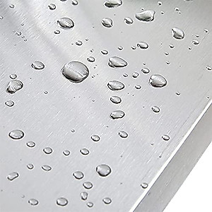 Commercial Kitchen Work Catering Table for Hotel, Kitchen Work Table Commercial Stainless Steel Worktable Work Bench with Adjustable Table Foot Scratch Resistent Rack (Size : 80x80x80cm)