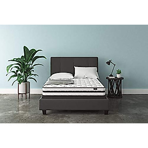 Signature Design by Ashley Chime 8 Inch Firm Hybrid Mattress, CertiPUR-US Certified Foam, Queen