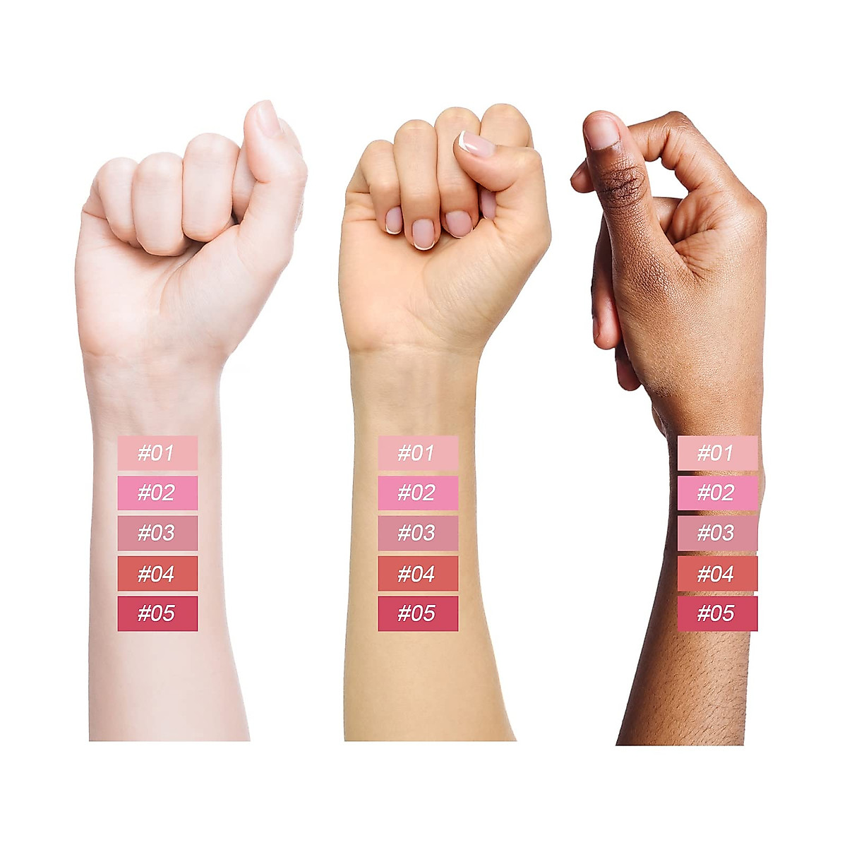 MEICOLY Matte Dewy Liquid Blush,Super Natural Cream Blush Stick for Cheeks,Silky Smooth Soft Pinch Long-Lasting Waterproof and Sweat proof Blush Makeup,Cruelty-Free,01,Bliss,Nude Pink