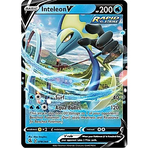 Inteleon V - 078/264 - Ultra Rare - Sword & Shield - Fusion Strike