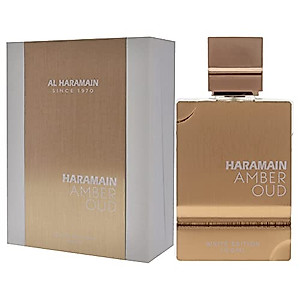 Al Haramain Amber Oud White Edition Eau De Parfum Spray for Unisex 3.4 Ounce