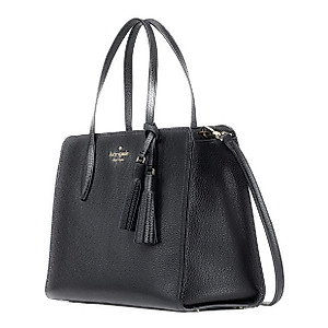 Kate Spade New York Rowe Medium Top Zip Satchel Crossbody Bag Black