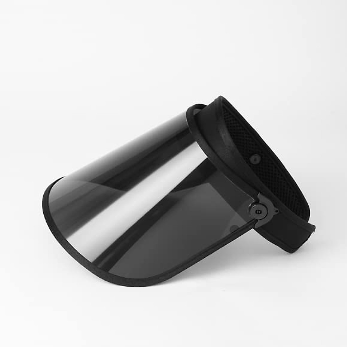 WITHMOONS Sun Visor Face Shield UV Protection Simple Black Hat Full Face Shield Sunblock