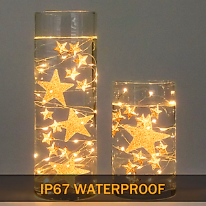 Onforu 16 Pack Fairy Lights Battery Operated String Lights, 6.5ft 20 Mini LED Lights, IP67 Waterproof Warm White Fairy Lights, Twinkle Lights for Mason Jar Wedding Centerpiece Decor Christmas Bedroom