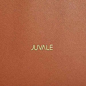 2 Pack Faux Leather Foldable Storage Bins with Handles, Collapsible Baskets for Home Organization (Brown, 10 x 6.5 In)