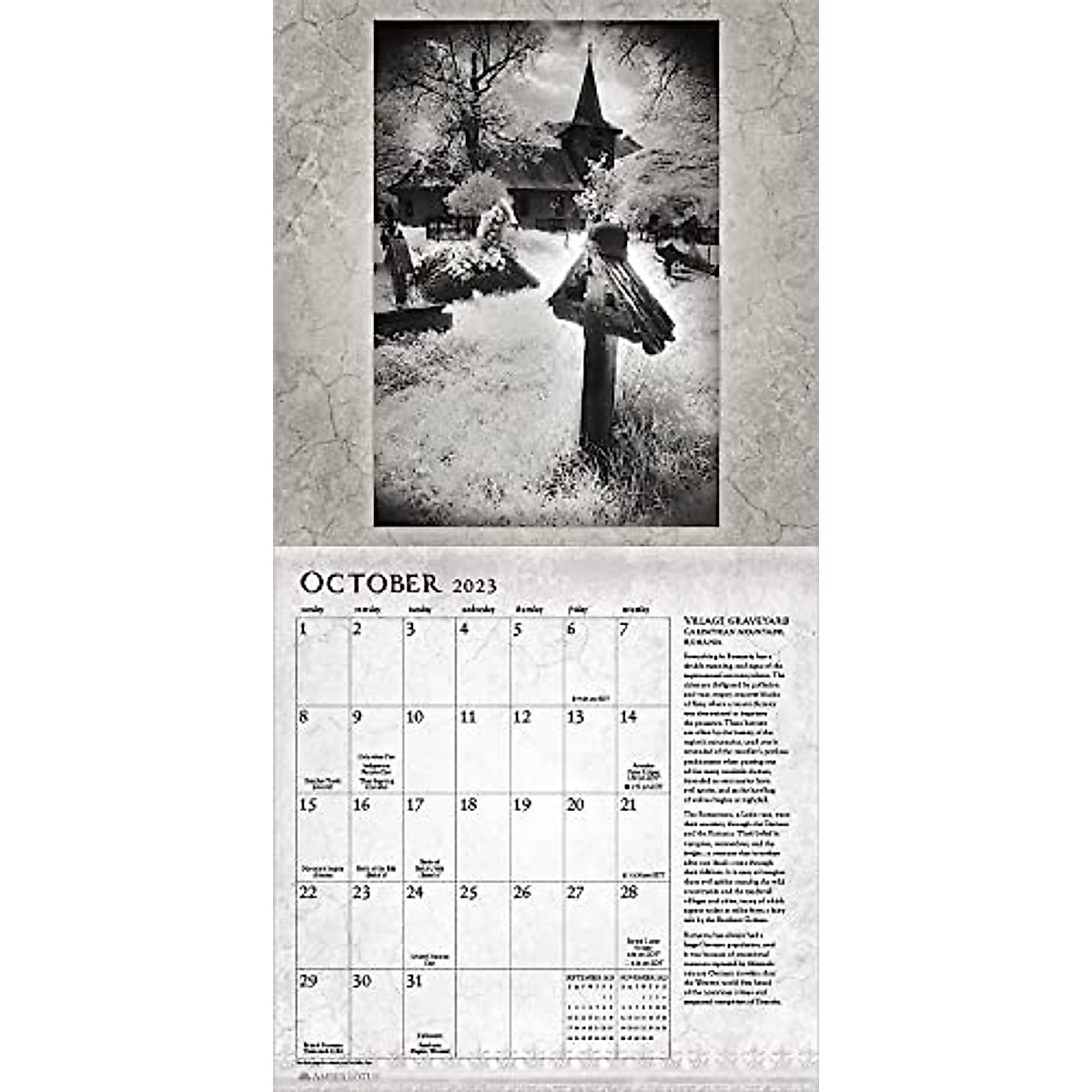 The Haunted Realm 2023 Wall Calendar