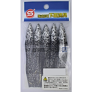 Shimoda Fishing Gear, Jellyfish for Accor, Agate & Veneer Kocho, Size 3, A8B Head Silver Large Shardon Skin Black