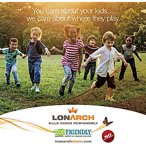 Lonarch Weed & Grass Killer (1 Gallon Concentrate) Eco-Friendly Solution - Safe for Pets, People, and Wildlife…