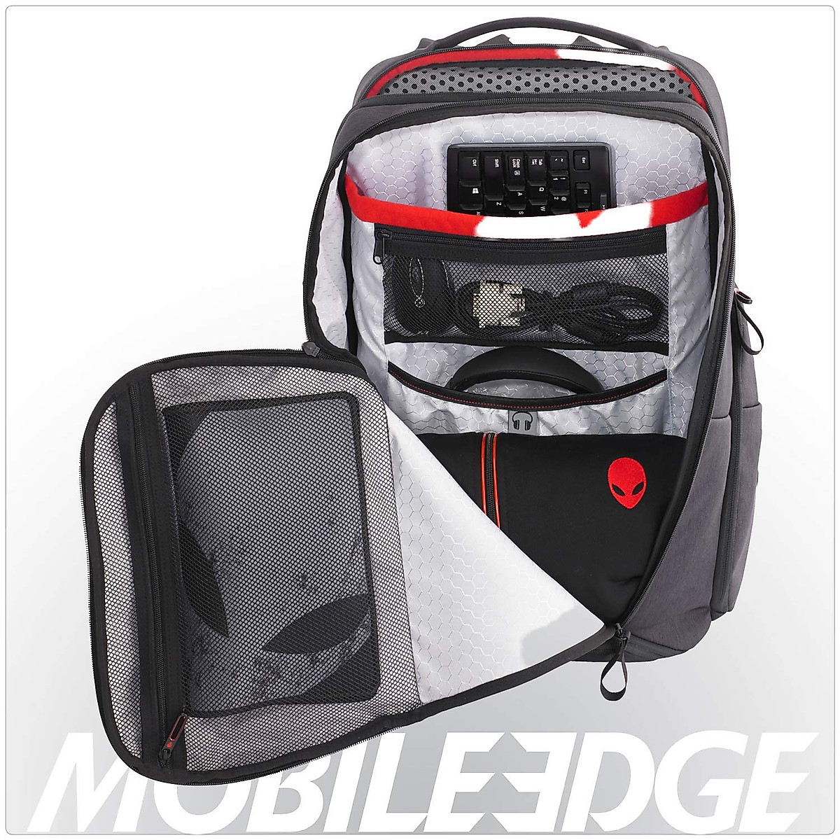 Dell Alienware Area-51m Elite Gaming Laptop Backpack, 17-Inch, Gray/Black (AWA51BPE17)