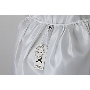 VGLOOK Unisex Hooded Halloween Christmas Cloak Costumes Party Cape White