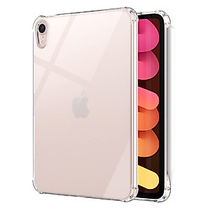 Case Compatible with iPad Mini 6 (8.3 inch, 2021), Slim and Light, Matte Non-Slip,Yellowing Resistant, Hard Back, Soft Frame, Fully Supports Pencil 2, Case for Mini 6