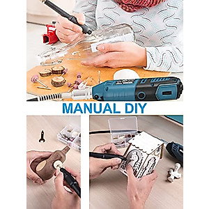 Rotary Tool Set,WESCO Rotary Tool-7 Variable Speed 8000-35000RPM,Power Rotary Tool with 82 Accessories,Rotary Tool Multi-Tool for Sanding, Polishing, Drilling, Etching, Engraving, DIY Crafts