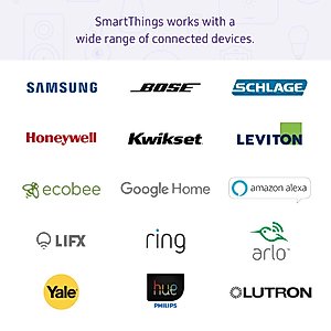 Samsung SmartThings Wifi Mesh Router Range Extender SmartThings Hub Functionality Whole-Home WiFi Coverage - Zigbee, Z-Wave, Cloud to Cloud Protocols - White (3 Pack) - ET-WV525KWEGUS (Renewed)