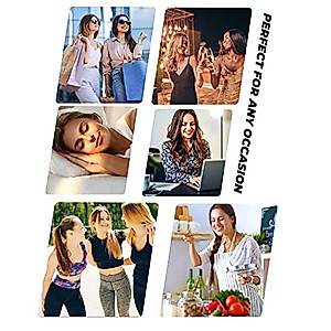 CuteByte Cotton Thongs for Women Lace Thong Underwear T Back Breathable Low Rise Hipster Tangas Panties 6 Pack (6 Pack A,M)