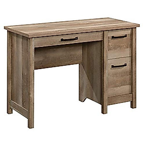 Sauder Cannery Bridge Desk, L: 43.15" x H: 19.291" x W: 29.528", Lintel Oak Finish