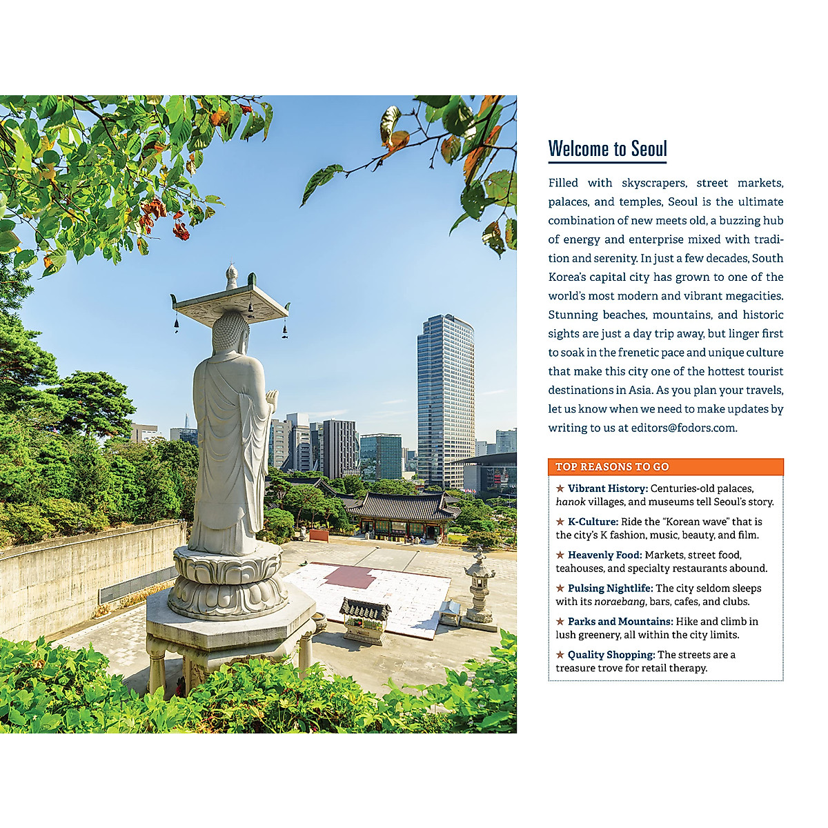 Fodor's Seoul: with Busan, Jeju, and the Best of Korea (Full-color Travel Guide)