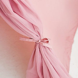 MINICAMP Teepee Tent - Handmade Canvas, Tulle & Wooden Playhouse for Kids & Toddlers, Princess Sleepover Tent (Pink)