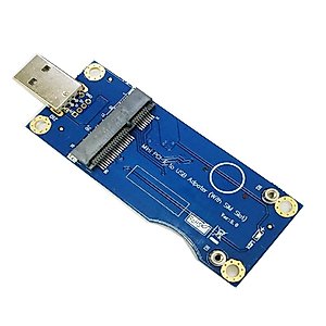 Mustpoint Mini PCI-E to USB Adapter with SIM Card Slot for WWAN/LTE Module (Industrial-Grade)