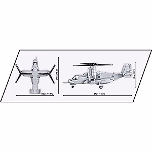 COBI Armed Forces Bell Boeing V-22 Osprey Aircraft