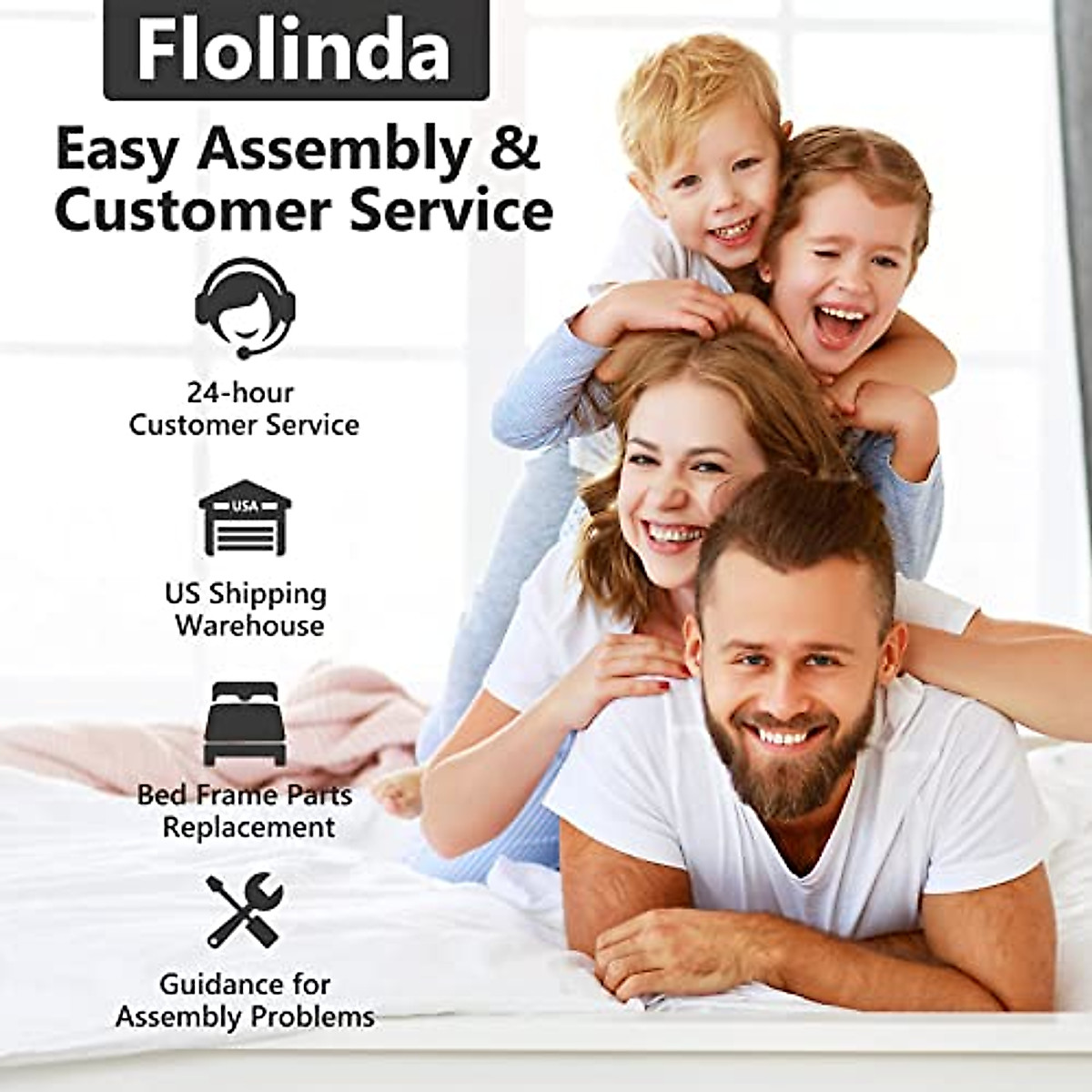 Flolinda King Size Platform Bed Frame with Velvet Upholstered Headboard and Wooden Slats Support, Fully Upholstered Mattress Foundation/No Box Spring Needed/Easy Assembly, Cream White