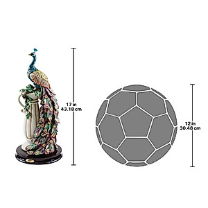 Design Toscano The Peacock's Sanctuary Sculpture