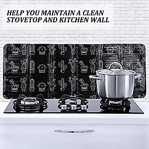 2 Pieces Anti Splatter Guard Oil Splatter Screen Board Aluminum Foil Oil Block Oil Barrier for Kitchen Restaurant Use