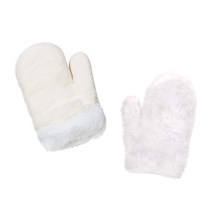 Kids Hats and Gloves Set Girls Toddler Baby Winter Hat Mitten Knit Earflap Beanie Warm Fleece Cap