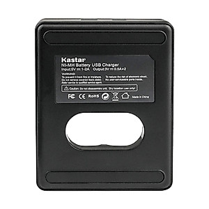 Kastar XBOX1 LCD Dual USB Battery Charger Replacement for Microsoft Xbox One, Xbox One S, Xbox One X, Xbox One Elite Wireless Controller