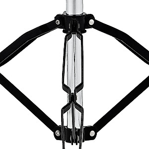 Meinl Percussion HT1314CH Headliner Series Steel Timbales With Chrome Finish and Stand