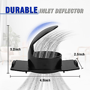 Touri 2 Pack Durable Replacement Inlet Deflector Accessories 7413197 Fit Shop-Vac Models
