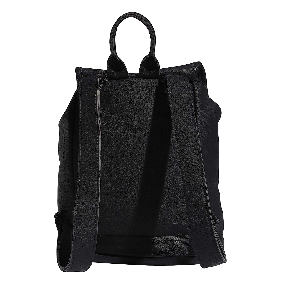 adidas Premium Mini Backpack, Black PU Leather/Rose Gold, One Size