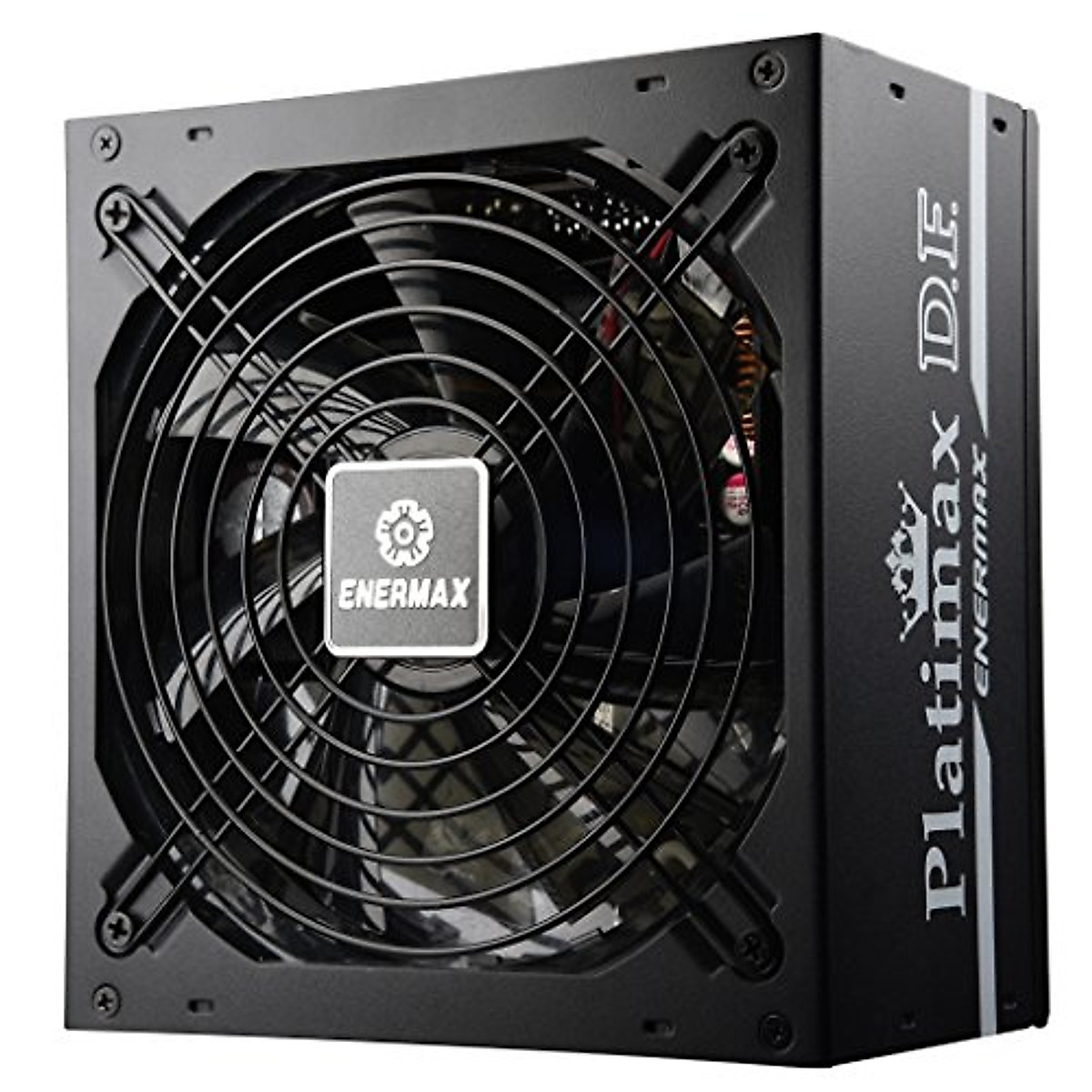 Enermax Platimax D.F. 80+ Platinum Certified Full Modular 600W Power Supply with Amazing DFR Technolohy, Individually Sleeved Cable and 13.9cm Twister Bearing Fan, EPF600AWT,black