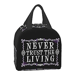 antcreptson Never Trust The Living Oxford Cloth Waterproof Thick Insulation Bag Picnic Bag Large Portable Lunch Box Bag Frozen Bag Insulation Package