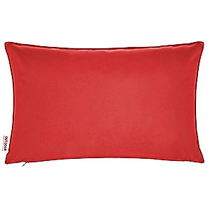Alexandra's Secret - Outdoor Decorative Pillow Cover (12 x 18 Solid, Red)