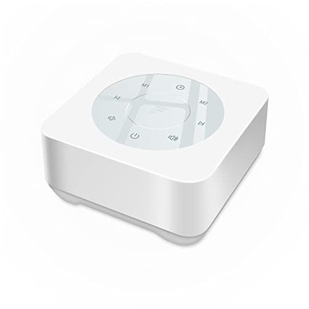 Fitniv White Noise Machine with Custom Button, 20 Natural Soothing Sounds & 32 Levels of Volume Control, Timer & Memory Feature, Plug in, Sound Machine for Baby Adults, Home & Office