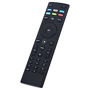 XRT140 Replace Remote Control fit for Vizio Smart TV HDTV V Series V705-H3 V405-h9 V505-h9 V655-h4 V555-H1 V605-H3 V655-H9 V405-H19 V435-H1 V435-H11 V505-H19 M50Q7-H1 M55Q7-H1 M55Q8-H1 M65Q7-H1