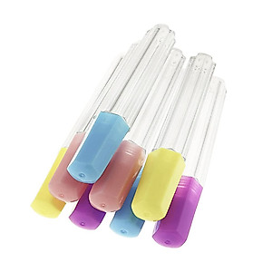 4pcs Clear Plastic Embroidery Felting Sewing Needles Container Pin Needle Storage Tubes Bottle Holder Knitting Needle for Case Box Needle Storage Box