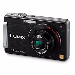 Panasonic Lumix DMC-FX580 12MP Digital Camera with 5x MEGA Optical Image Stabilized Zoom and 3 inch LCD (Black)
