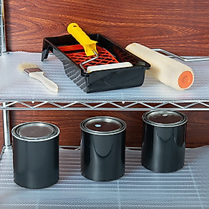 Con-Tact Brand Duraliner Premium Plus Heavy Duty Non-Adhesive Shelf and Drawer Liner, 12" x 20', Clear Nova Dots (12" x 20')