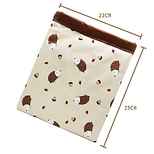 Ymid Select Handmade Cute Sleeping Bag Pouch Hideout Cave for Hedgehog Guinea Pig Hamster Rat Ferret Hamster Squirrel and Other Small Animal Beds (Beige)