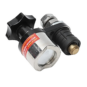 Magnetic Ground Clamp, Grounding Magnet Connector Floating Design Holder Smooth Conductive Strong Magnetism for Welder for Power Tools(MWGC1-200F)
