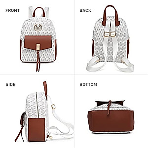 MKP Mini Backpack Purse for Women Fashion Cute Small Daypacks Purse Girls Bookbag School Shoulder Bag with Charm Tassel