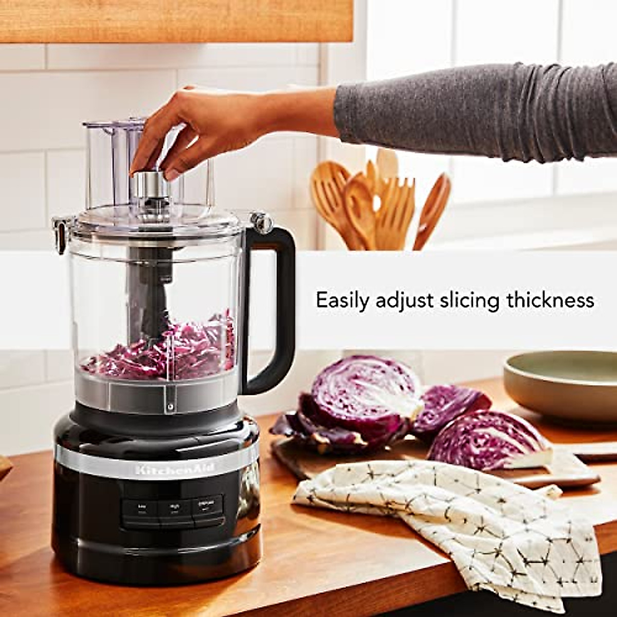 KitchenAid 13-Cup Food Processor, Onyx Black