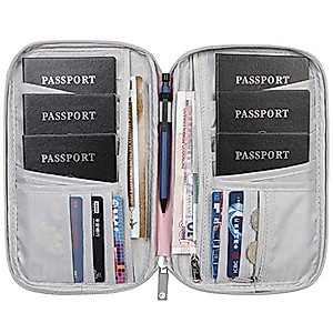 VanFn Passport Wallets and Cosmetic Bags, Makeup Bag Cosmetic Bag for Women Cosmetic Travel Makeup Bag Large Travel Toiletry Bag for Girls Make Up Bag Brush Bags Toiletry Bag