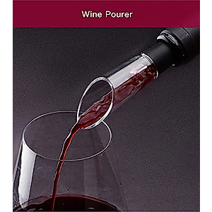 Wine Opener, Wine Bottle Opener, Wine Opener Set, Wine Gift, Waiter Opener, St Patrick's Day gift, Corkscrew Set, Aerator, Vacuum Stopper, Wine Pourer, Foil Cutter