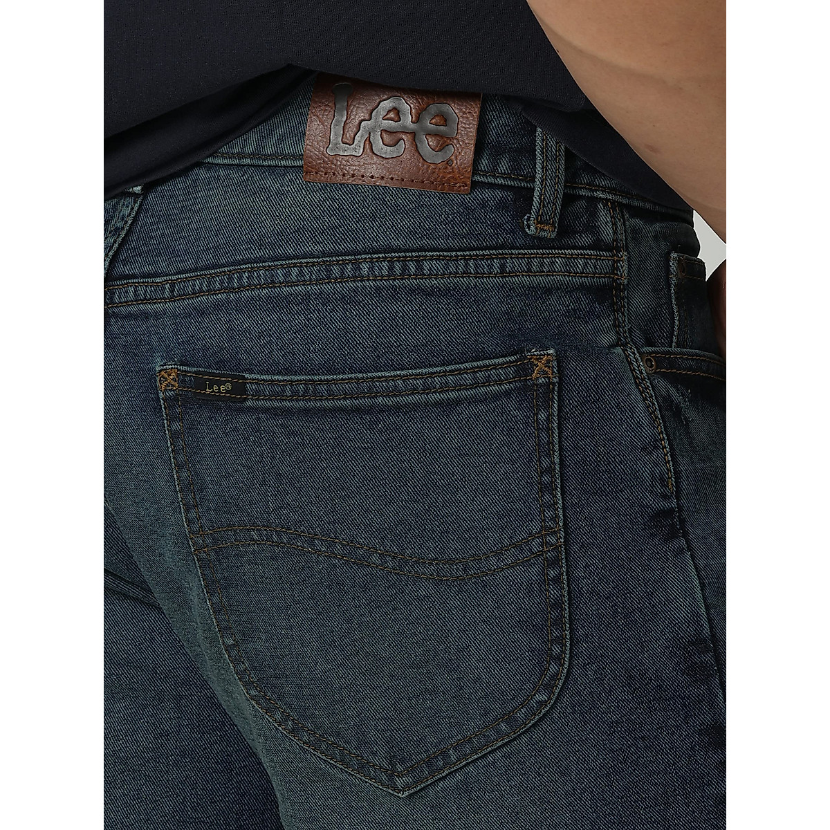 Lee Men's Slim Straight Jean, Tanos, 28W x 30L