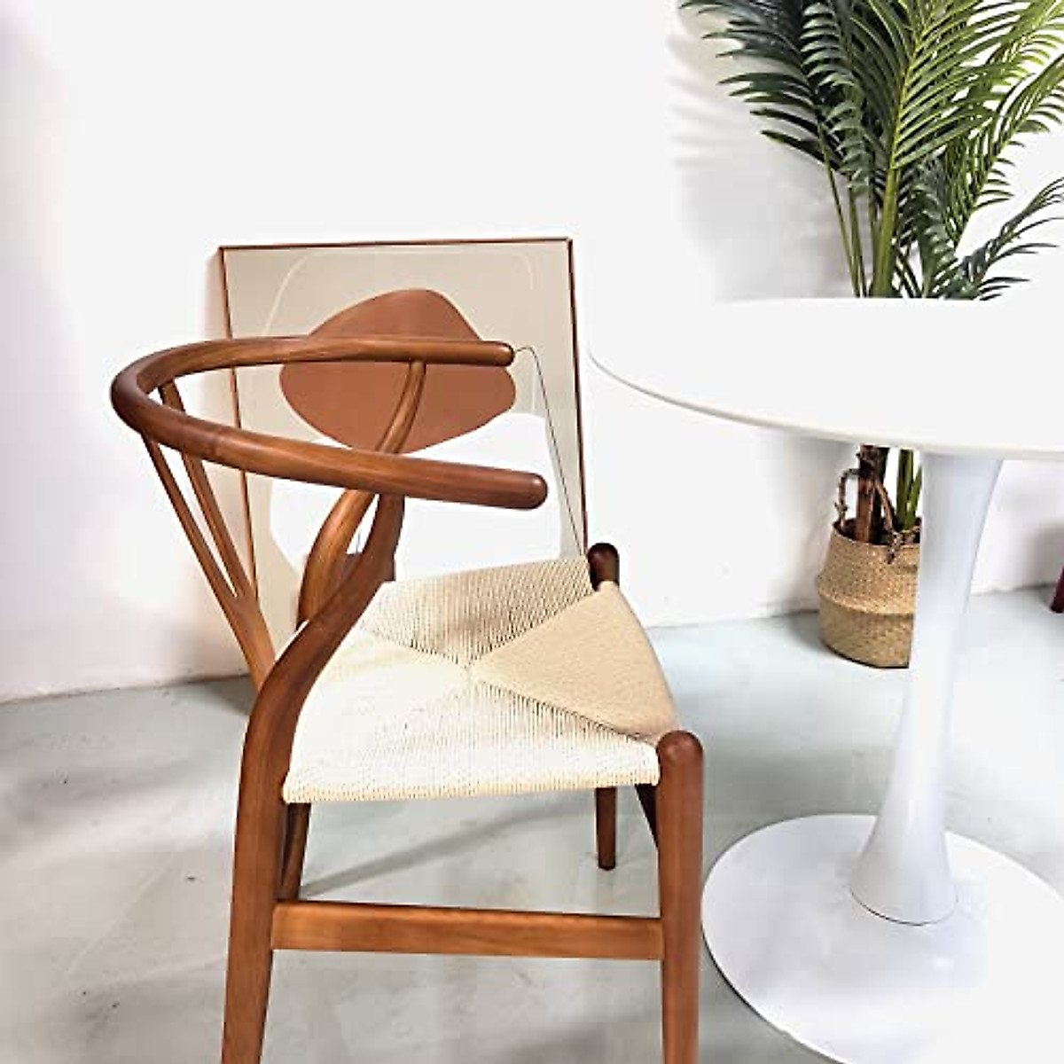 VODUR Wishbone Chair Set - Elegant Solid Wood Design