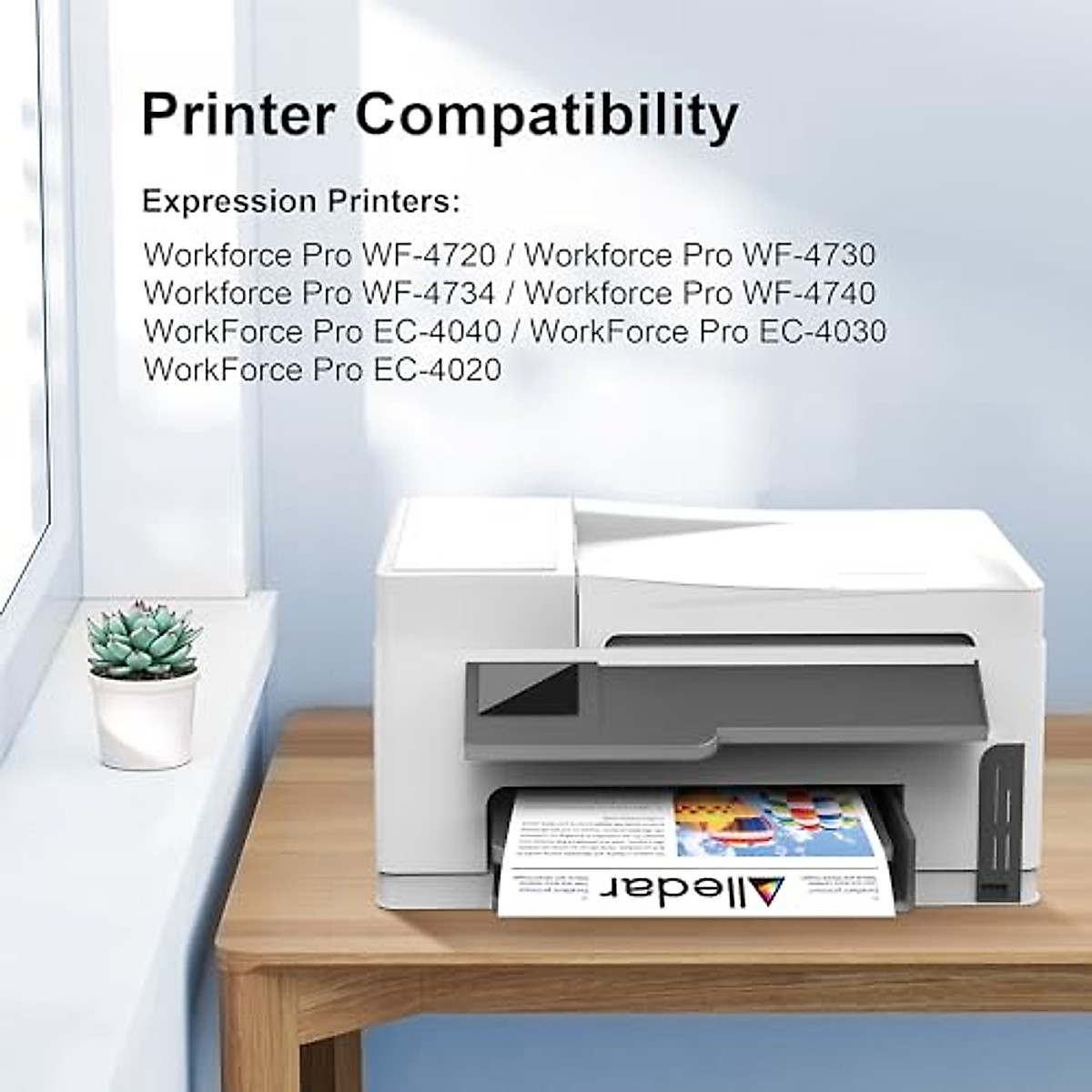 802XL 802 Ink Cartridges Remanufactured Replacement for Epson 802XL Ink Cartridges Combo Pack for Epson 802XL T802 Use for Epson Workforce Pro WF-4730 WF-4740 WF-4720 WF-4734 EC-4020 EC-4030 (4 Pack)